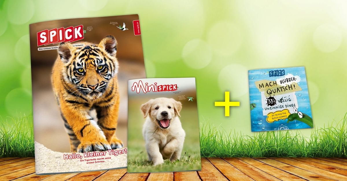 SPICK oder MiniSPICK Abo mit gratis Mach Quatsch Guide - MiBon