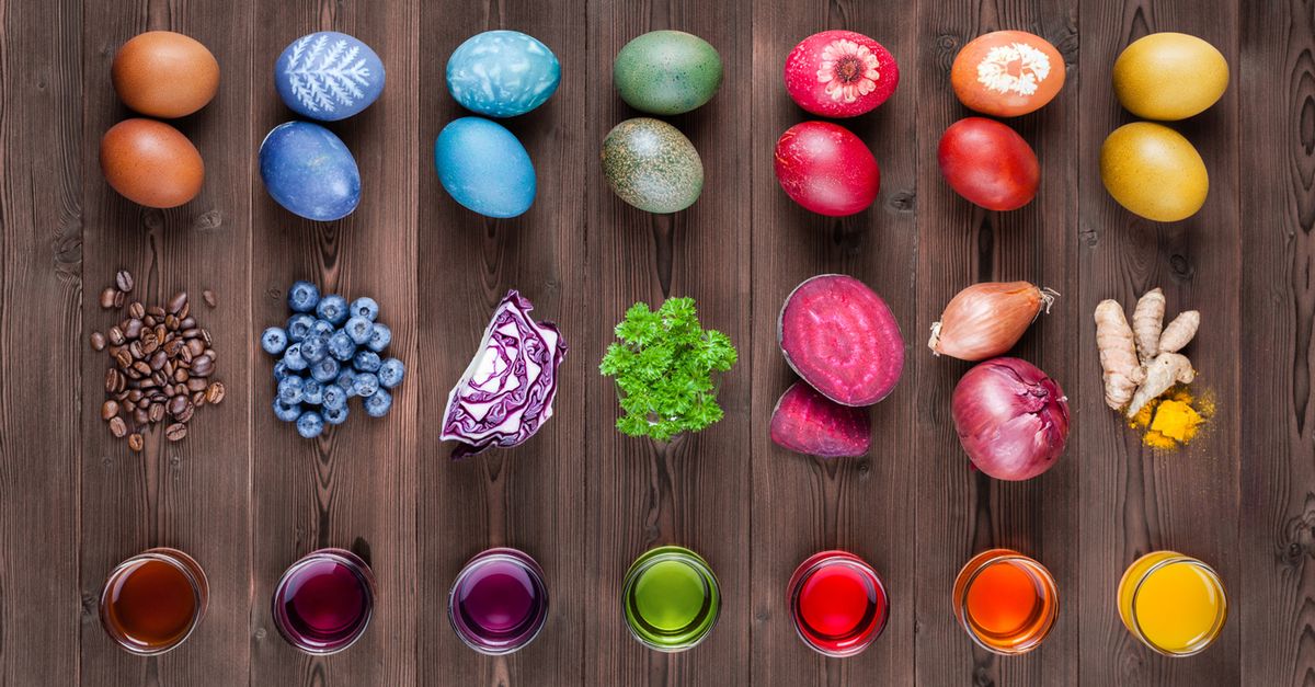Ostereier färben mit Naturstoffen - MiBon