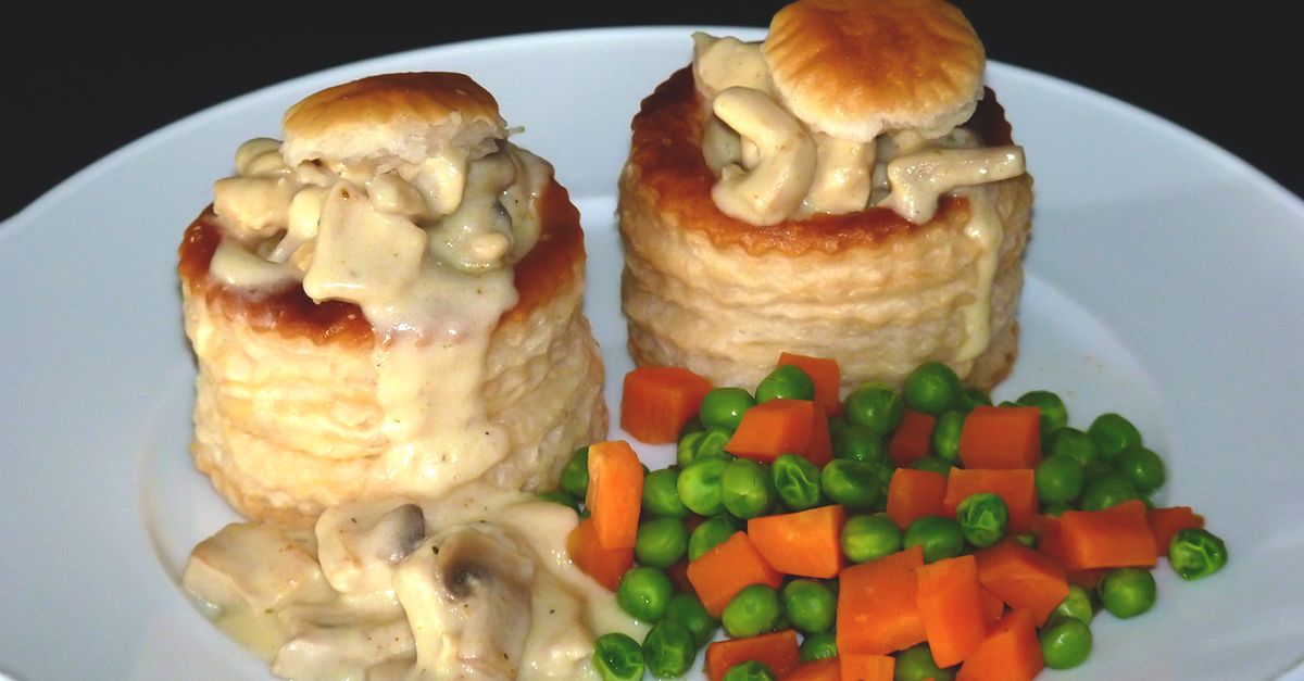 Pastetli mit Pouletfüllung - MiBon