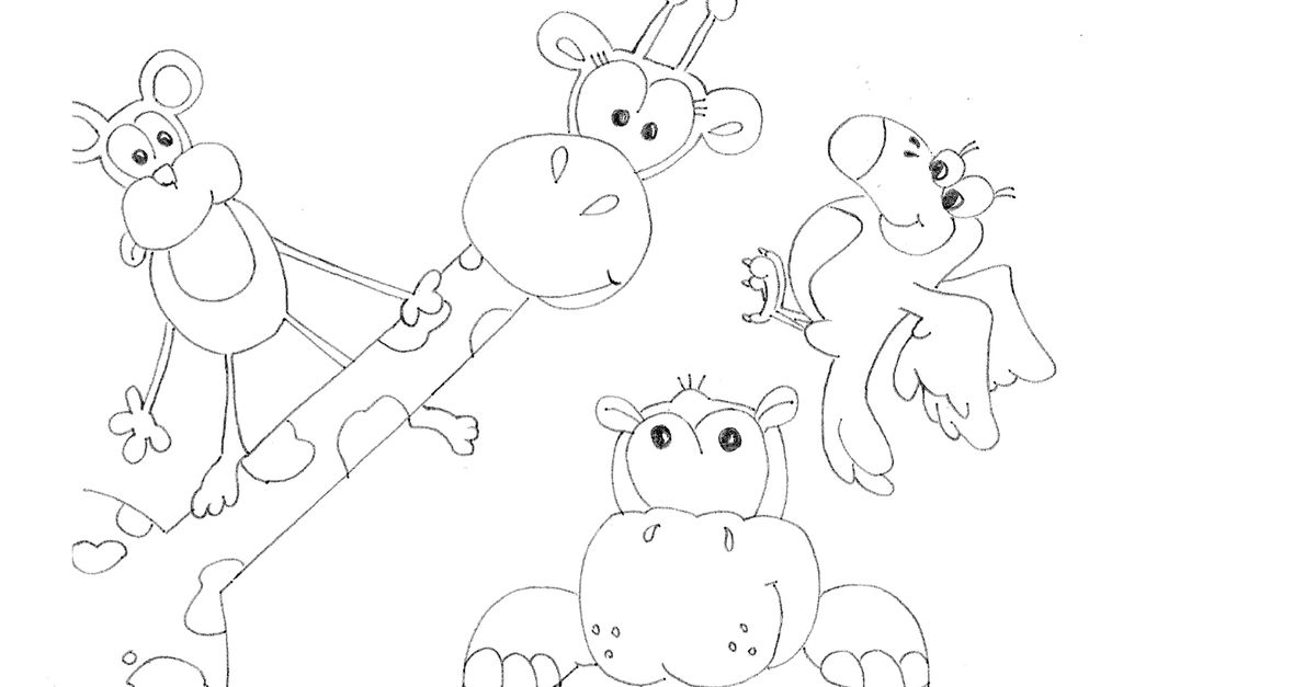 Image à colorier «Zoo» - MiBon