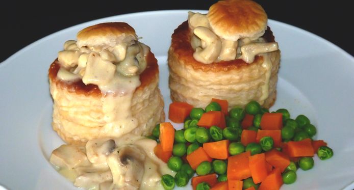 Pastetli mit Pouletfüllung - MiBon